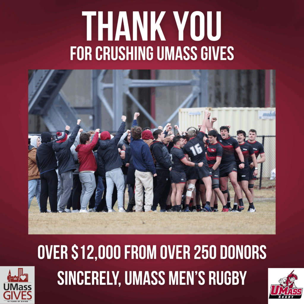End of Year-Thank You - Friends of UMASS Rugby